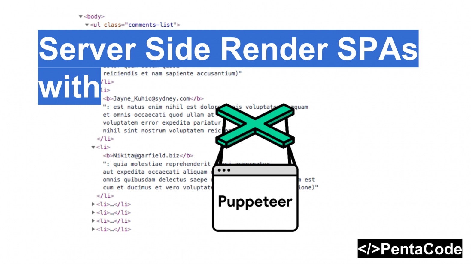React Server Side Component Demo App Walkthrough | Pentacode